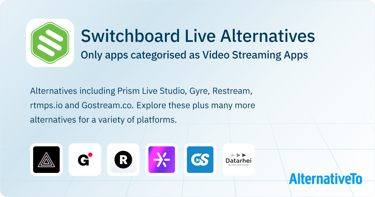 Switchboard Live Alternatives: Top 10 Video Streaming Apps | AlternativeTo
