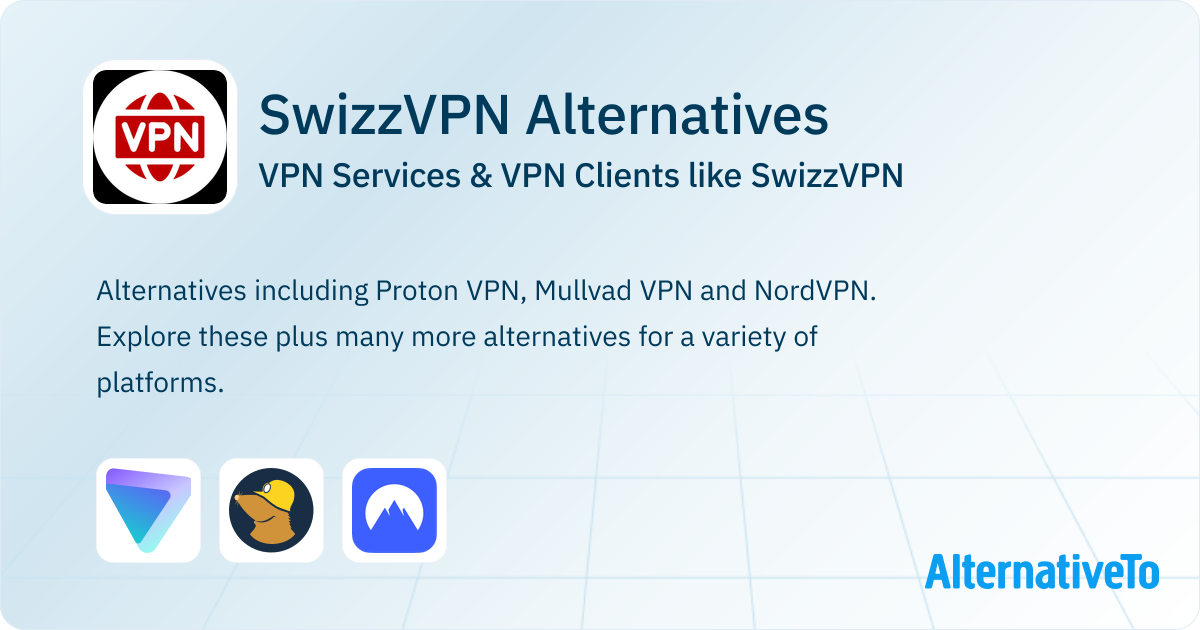 SwizzVPN Alternatives: Top 3 VPN Services & VPN Clients | AlternativeTo