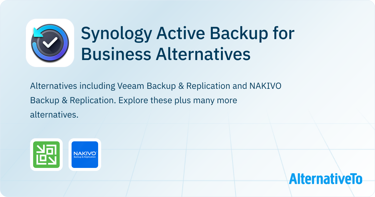 Synology Active Backup for Business Alternatives - Explore Similar ...