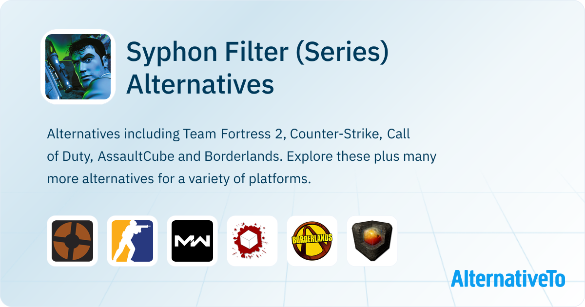 Syphon Filter (Series) Alternatives - Explore Similar Games | AlternativeTo
