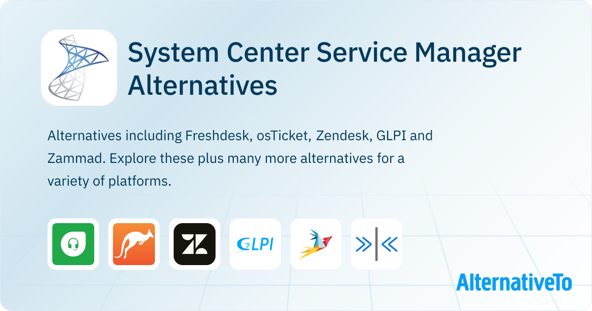 System Center Service Manager Alternatives - Explore Similar Apps ...