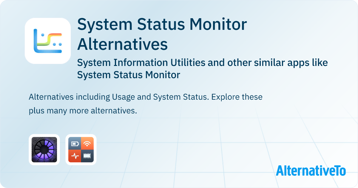 System Status Monitor Alternatives: Top 2 System Information Utilities ...