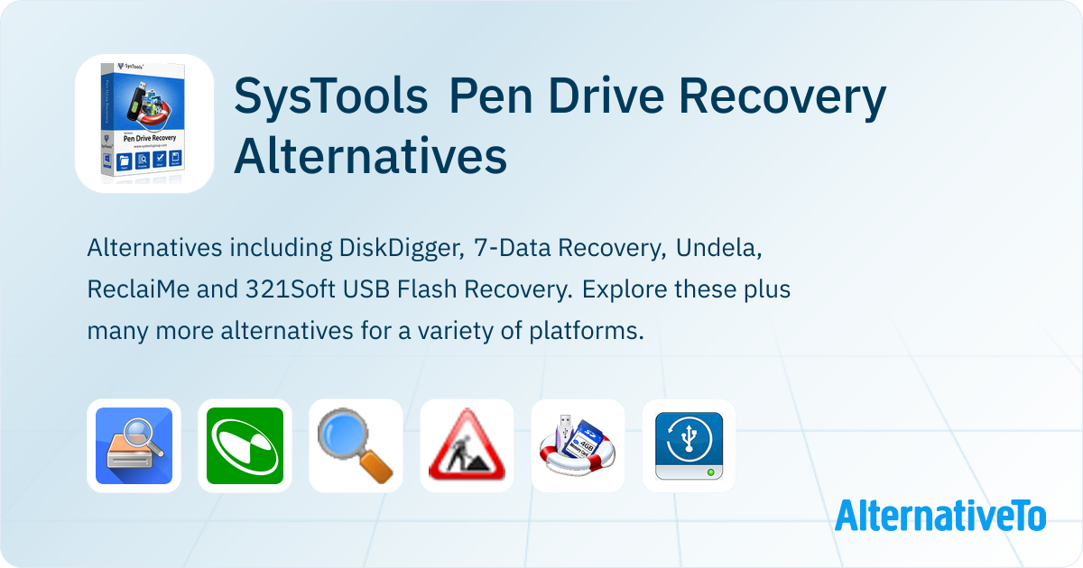 SysTools Pen Drive Recovery Alternatives - Explore Similar Software ...