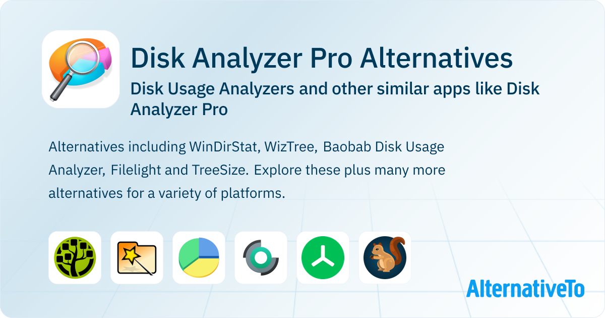 Disk Analyzer Pro Alternatives: Top 12 Disk Usage Analyzers & Similar ...