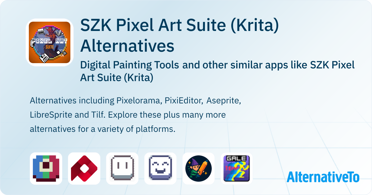 SZK Pixel Art Suite (Krita) Alternatives: Top 12 Digital Painting Tools ...