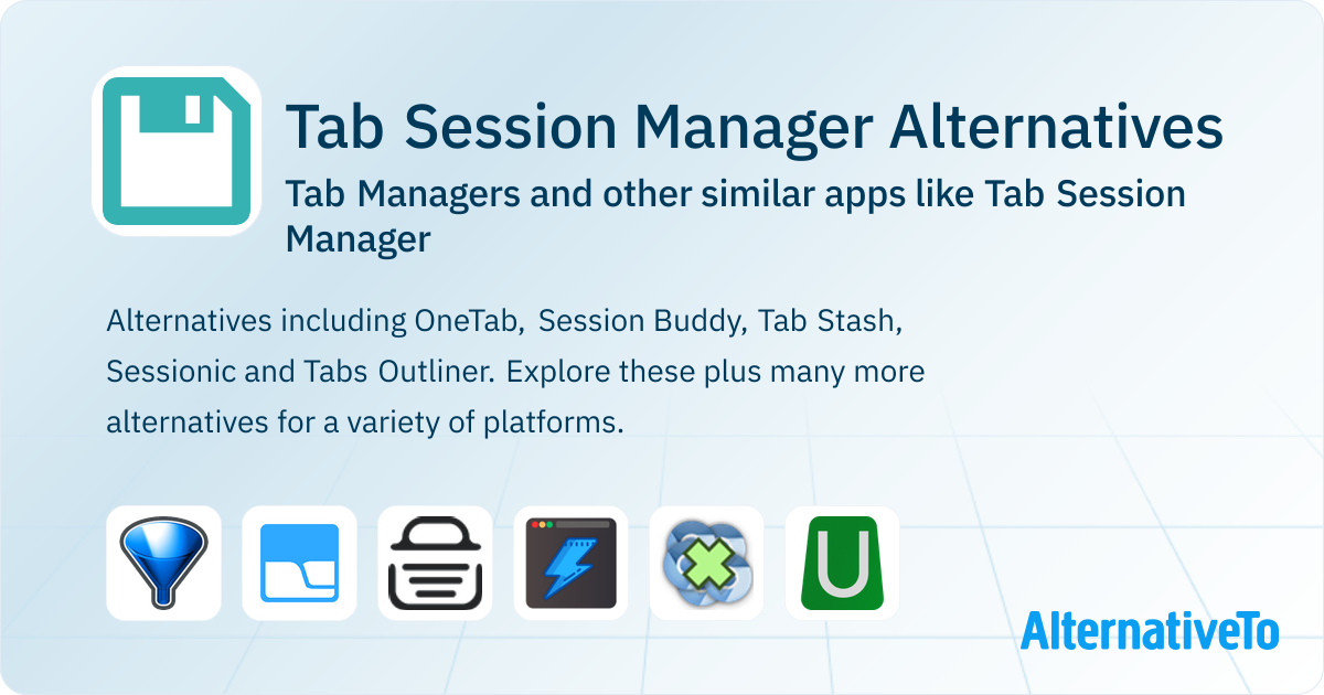 Tab Session Manager Alternatives: Top 12 Tab Managers & Similar Apps ...