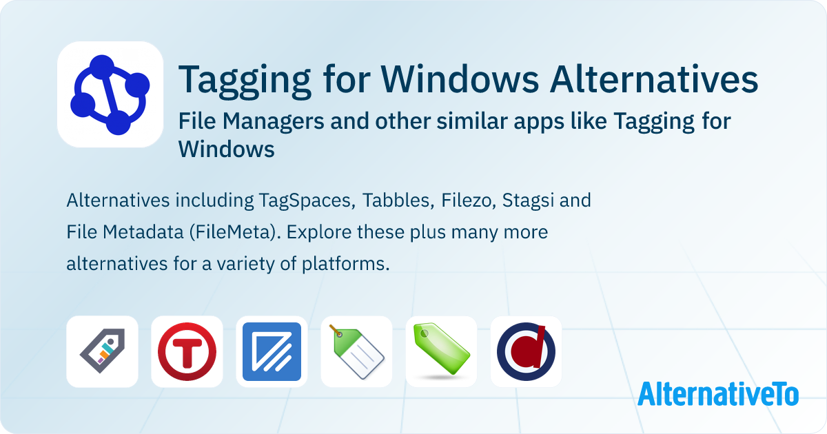 Tagging for Windows Alternatives: Top 11 File Managers & Similar Apps ...