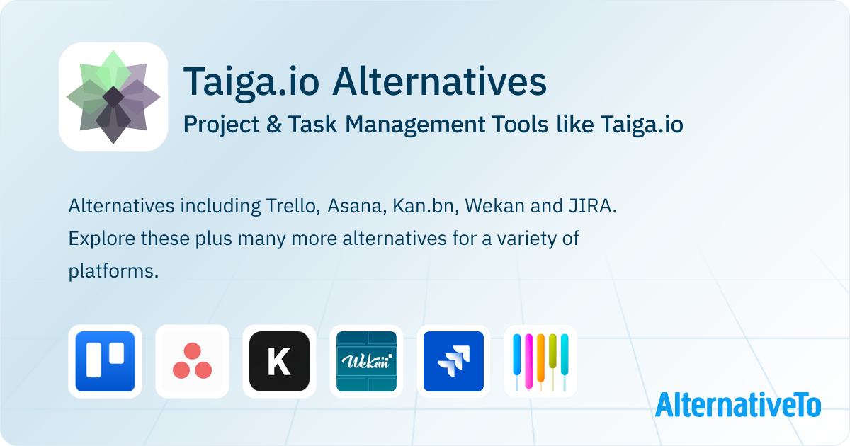 Taiga.io Alternatives: Top 12 Project Management Tools | AlternativeTo