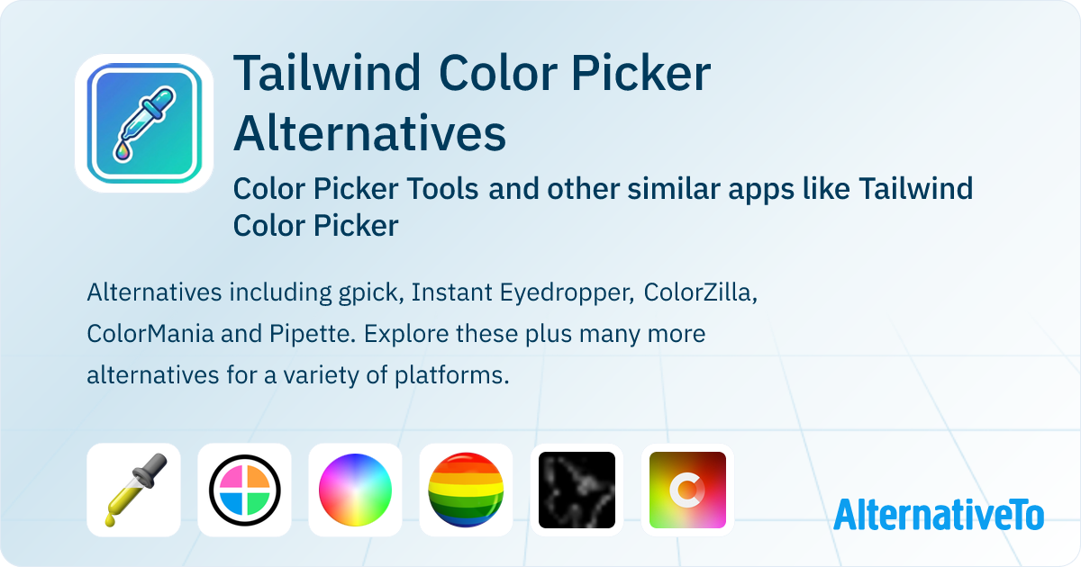 Tailwind Color Picker Alternatives: Top 6 Color Picker Tools & Similar ...