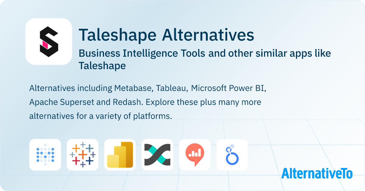 Taleshape Competitors: Top 7 Alternative Business Intelligence Tools ...