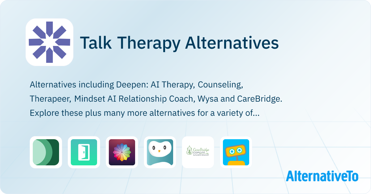 Talk Therapy Alternatives - Explore Similar Sites & Apps | AlternativeTo