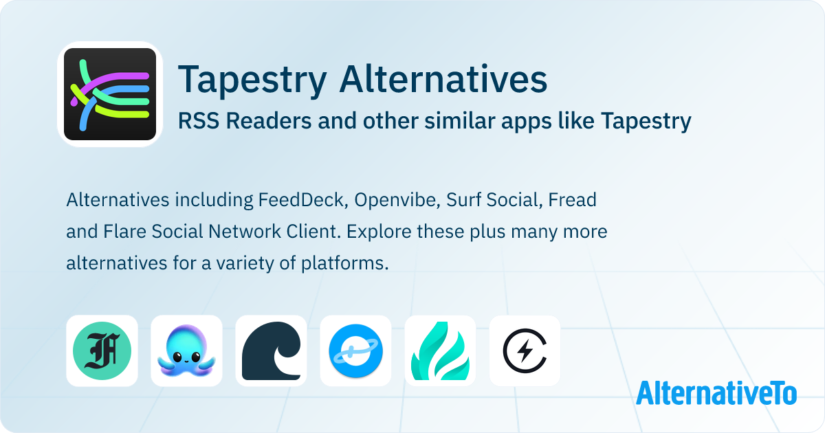Tapestry Alternatives: Top 12 RSS Readers & Similar Apps | AlternativeTo