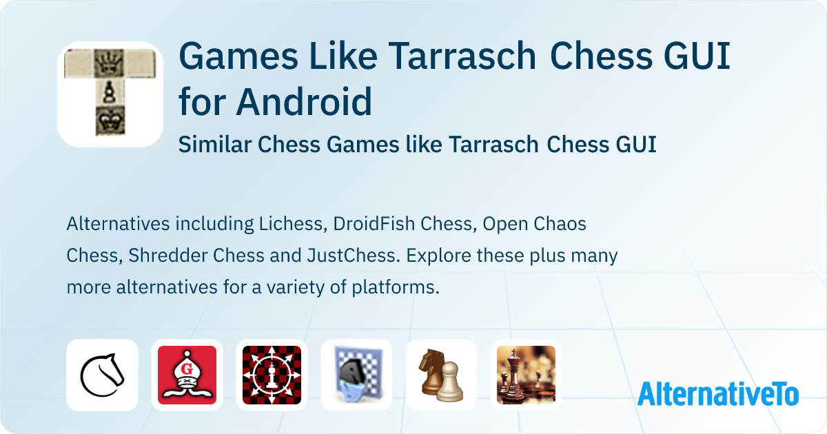 Games Like Tarrasch Chess GUI for Android: Similar Chess Games ...