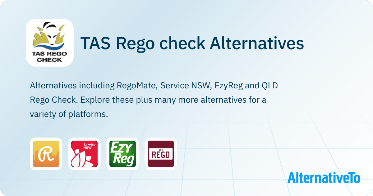 TAS Rego check Alternatives and Similar Apps | AlternativeTo