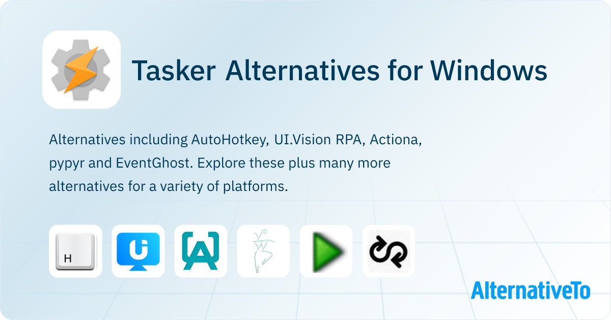 Tasker Alternatives for Windows: Top 12 Task Automation Apps ...