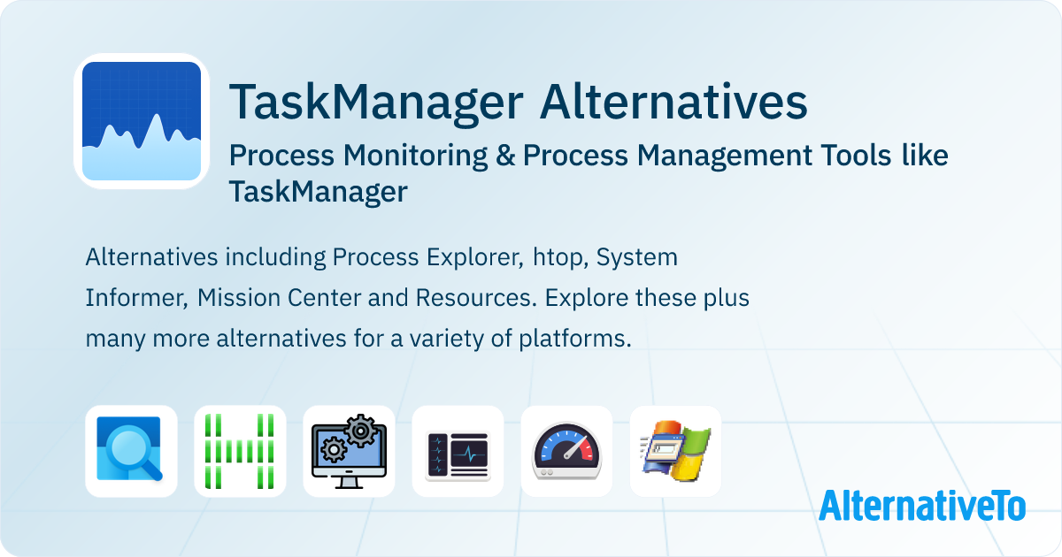 TaskManager Alternatives: Top 19 Process Monitoring Tools | AlternativeTo