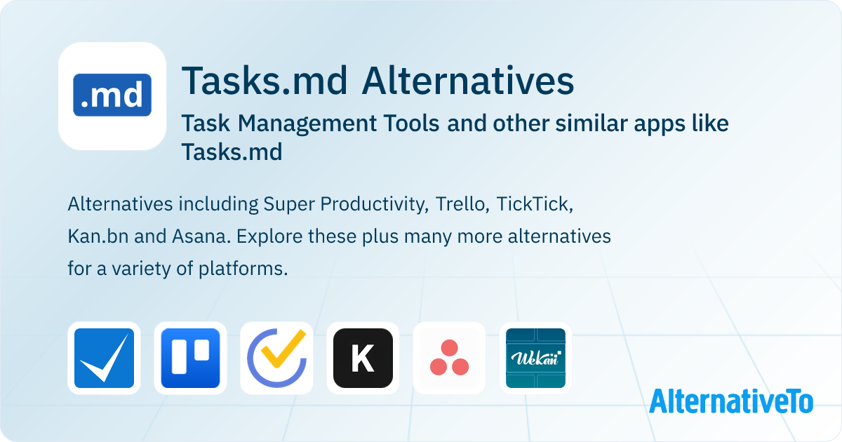 Tasks.md Alternatives: Top 12 Task Management Tools & Similar Apps ...