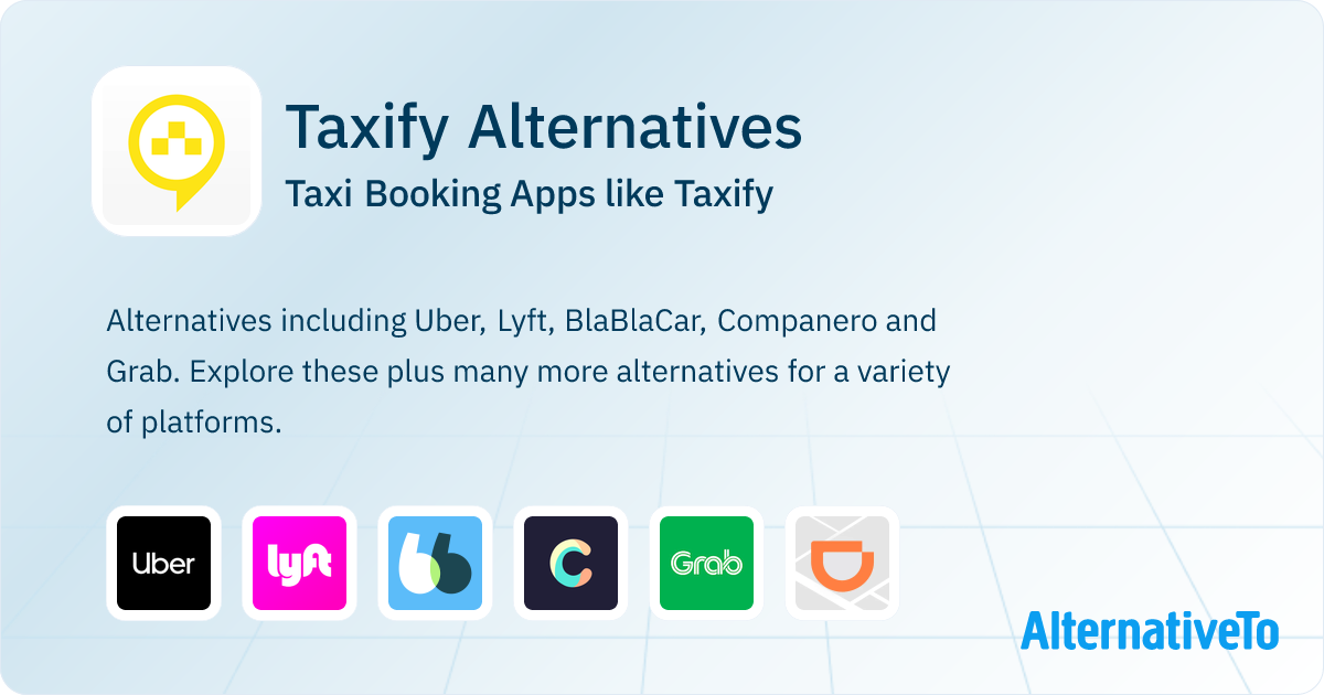 Taxify Alternatives: Top 12 Taxi Booking & Similar Apps | AlternativeTo