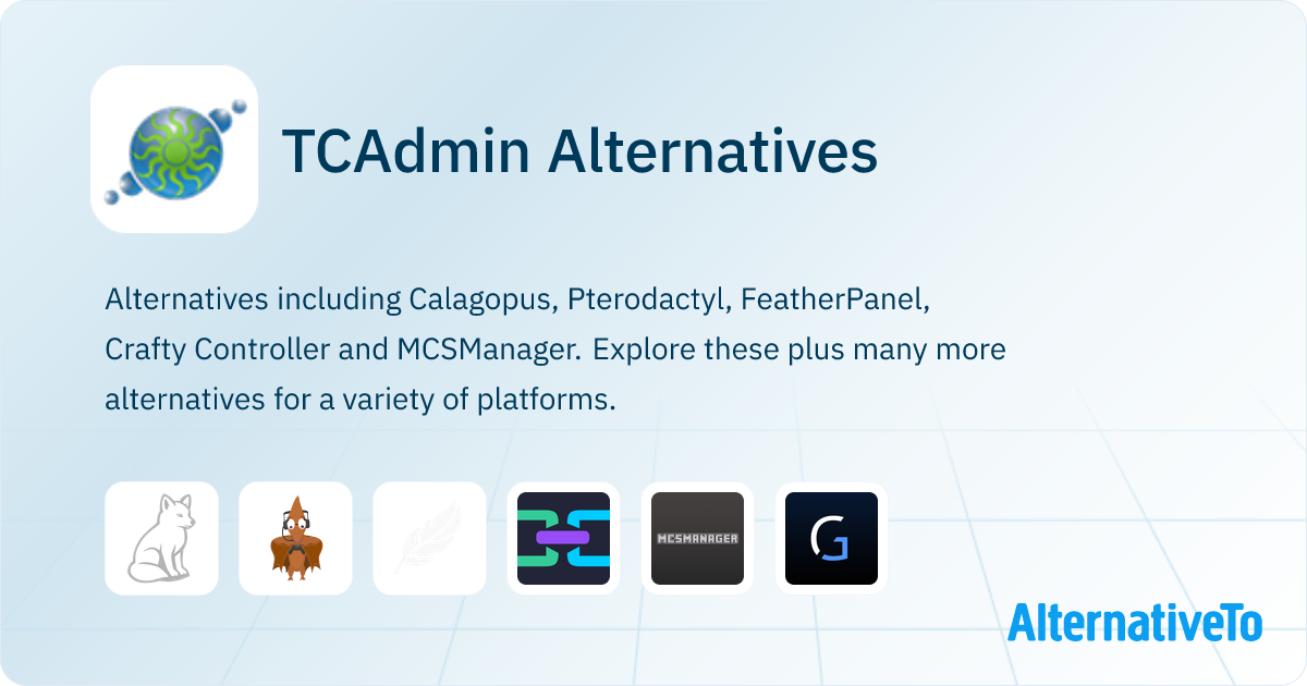 TCAdmin Alternatives - Explore Similar Apps & Services | AlternativeTo