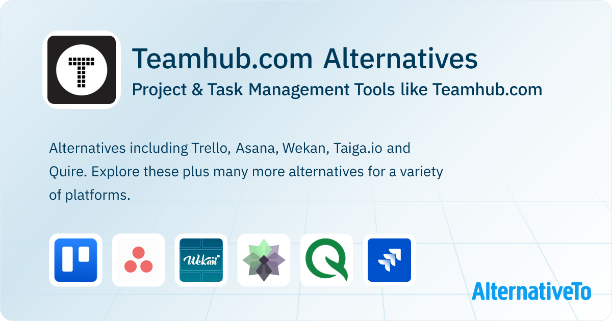 Teamhub.com Alternatives: Top 12 Project Management Tools | AlternativeTo