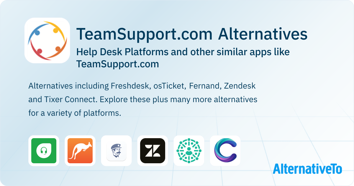 TeamSupport.com Alternatives: Top 12 Help Desk Platforms & Similar ...