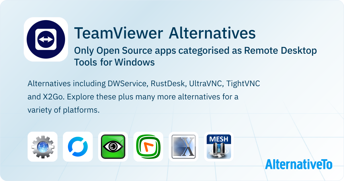 Open Source TeamViewer Alternatives for Windows: Top 13 Remote Desktop ...
