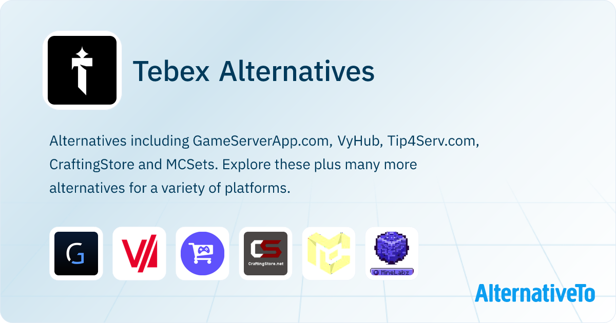 Tebex Alternatives - Explore Similar Sites & Apps | AlternativeTo