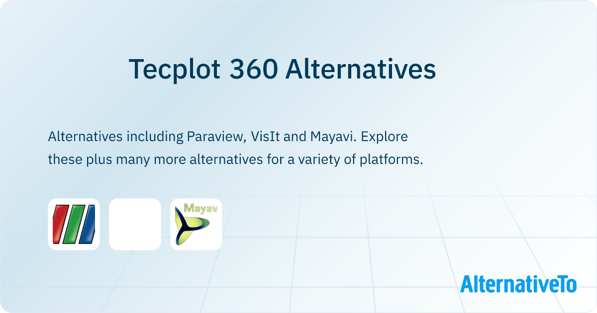 Tecplot 360 Alternatives - Explore Similar Software | AlternativeTo