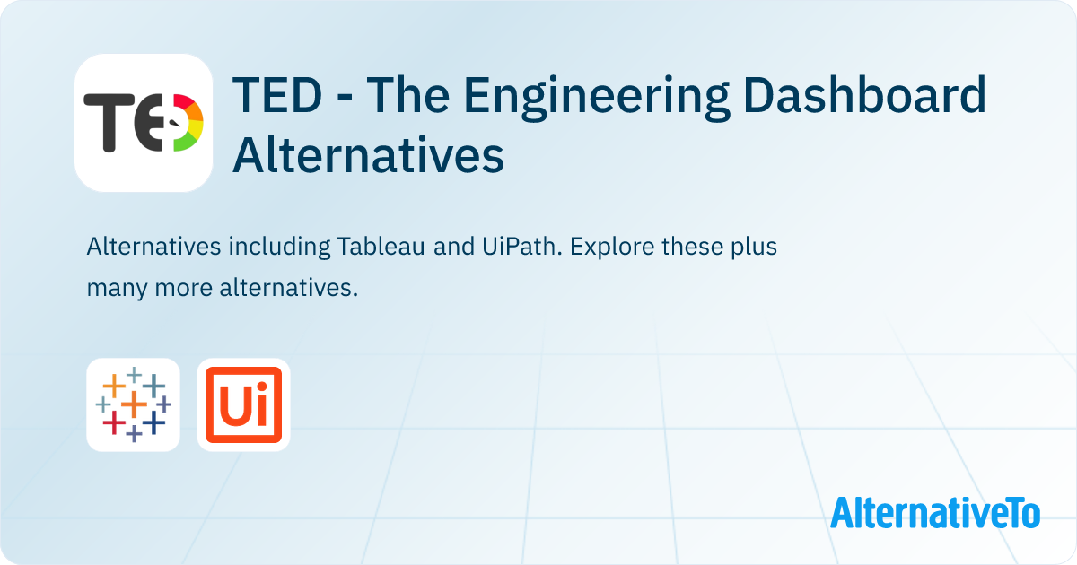 TED - The Engineering Dashboard Alternatives - Explore Similar Sites ...