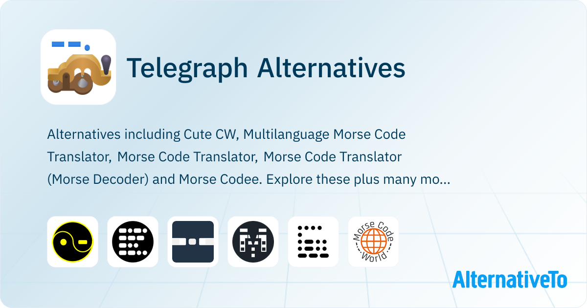 Telegraph Alternatives - Explore Similar Software | AlternativeTo