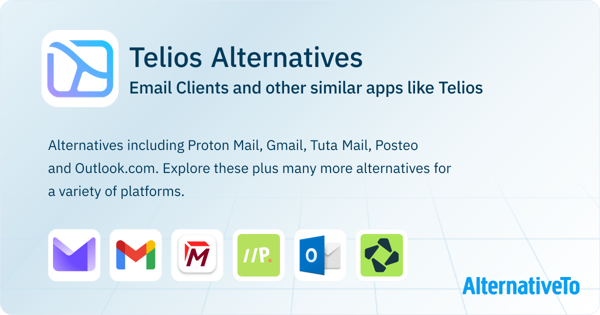 Telios Alternatives: Top 20 Email Clients & Similar Apps | AlternativeTo