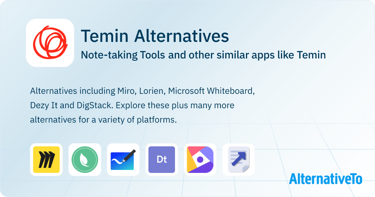 Temin Alternatives: Top 6 Note-taking Tools & Similar Apps | AlternativeTo
