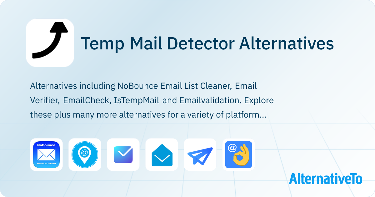 Temp Mail Detector Alternatives - Explore Similar Sites & Apps ...