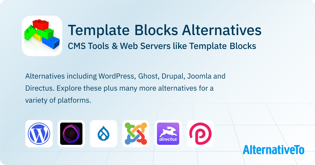 Template Blocks Alternatives: Top 12 CMS Tools & Web Servers ...