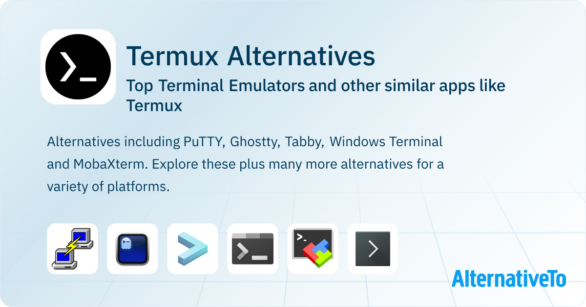 Great Termux Alternatives: Top Terminal Emulators in 2026 | AlternativeTo