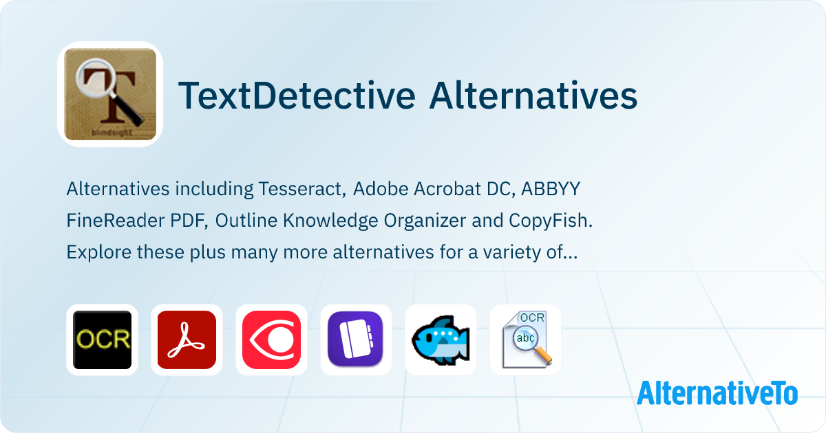 TextDetective Alternatives and Similar Apps | AlternativeTo