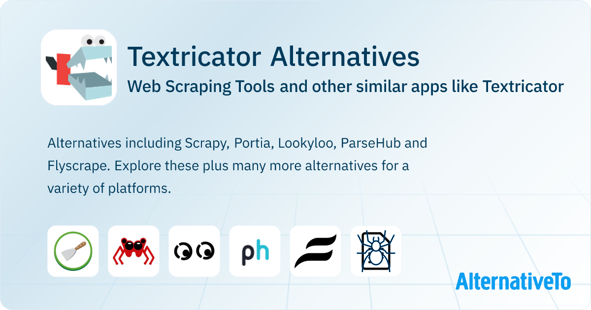 Textricator Alternatives: Top 12 Web Scraping Tools & Similar Apps ...