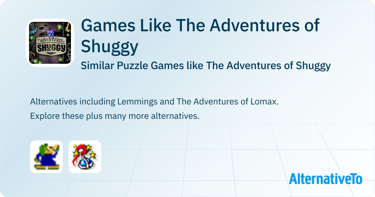 Games Like The Adventures of Shuggy: Similar Puzzle Games | AlternativeTo