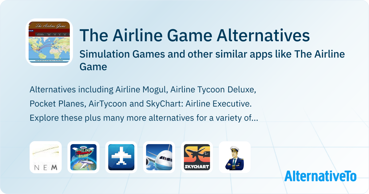 The Airline Game Alternatives: Top 11 Simulation & Similar Games ...