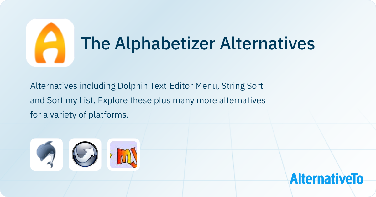 The Alphabetizer Alternatives - Explore Similar Sites & Apps ...