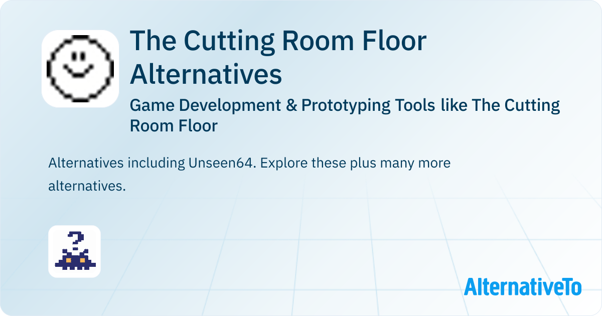 The Cutting Room Floor Alternatives: Top 1 Game Development Tools ...
