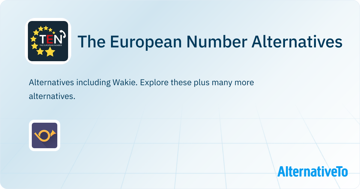 The European Number Alternatives and Similar Apps | AlternativeTo