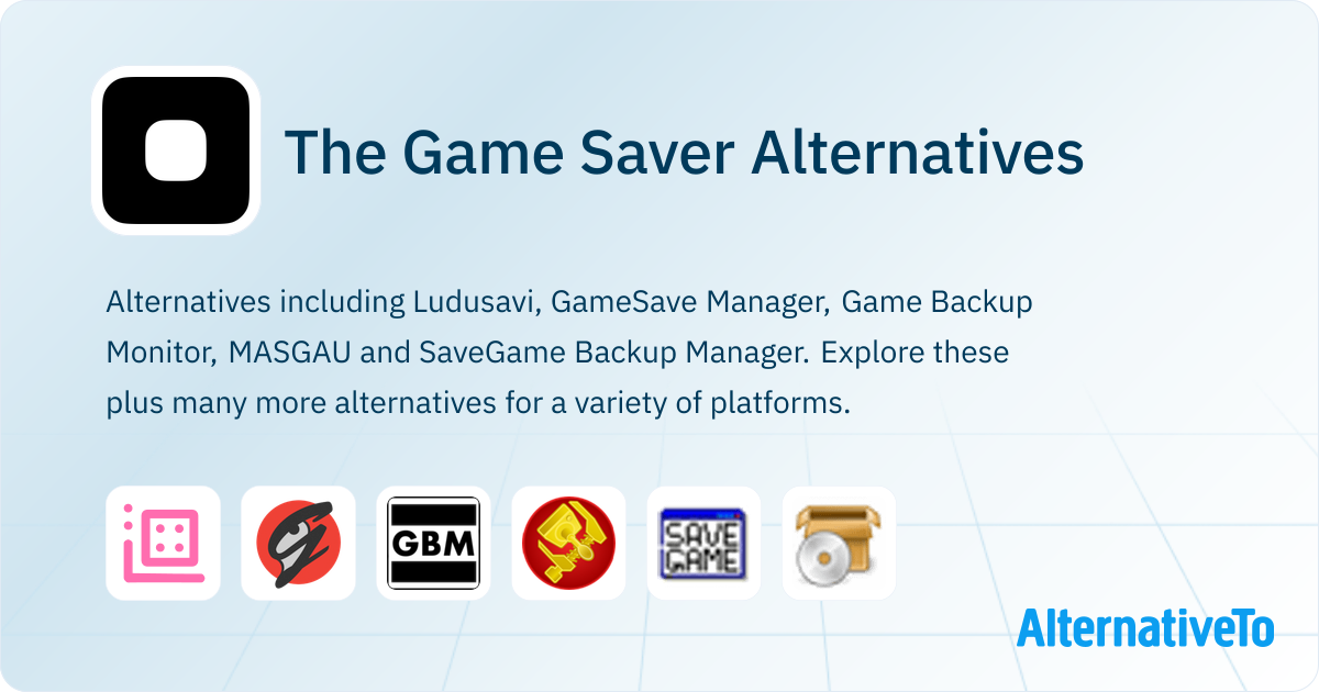 The Game Saver Alternatives - Explore Similar Software | AlternativeTo