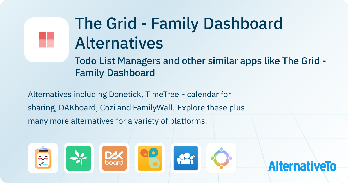 The Grid - Family Dashboard Alternatives: Top 15 Todo List Managers ...