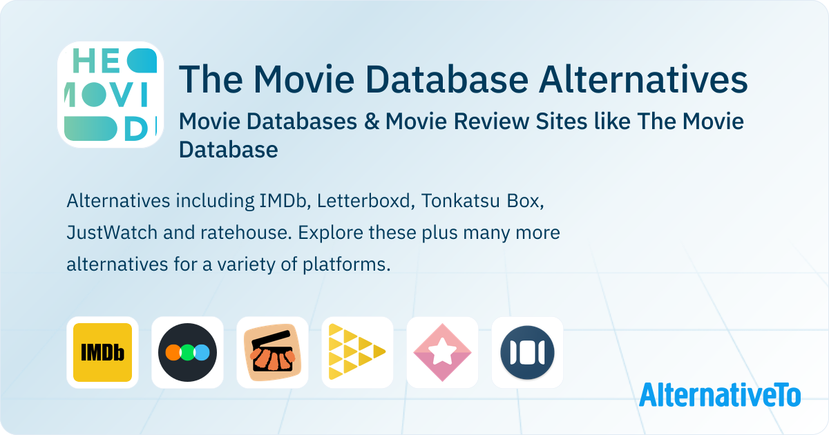 The Movie Database Alternatives: Top 12 Movie Databases | AlternativeTo