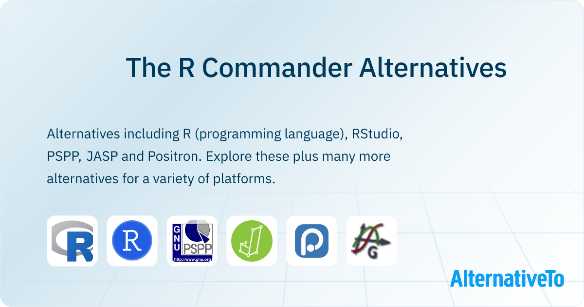 The R Commander Alternatives - Explore Similar Software | AlternativeTo