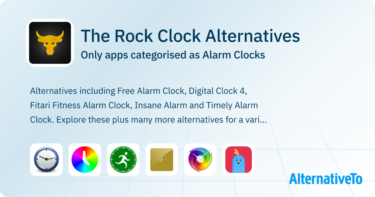 The Rock Clock Alternatives: Top 8 Alarm Clocks | AlternativeTo