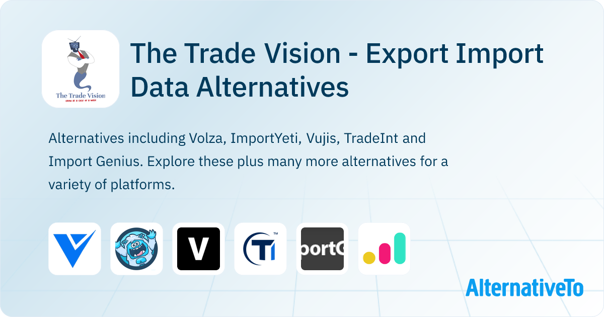 The Trade Vision - Export Import Data Alternatives - Explore Similar ...