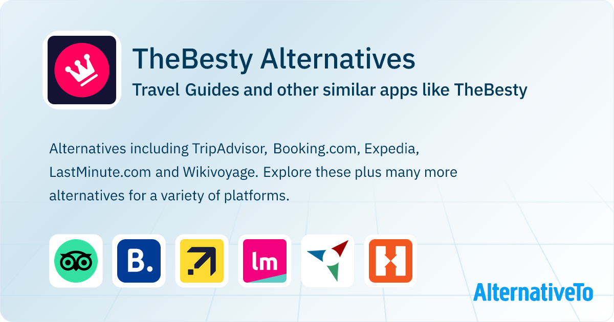 TheBesty Alternatives: Top 12 Travel Guides & Similar Apps | AlternativeTo