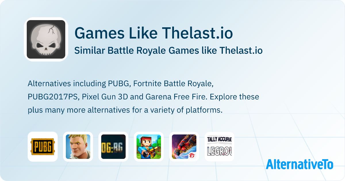 Games Like Thelast.io: Similar Battle Royale Games 2025 | AlternativeTo